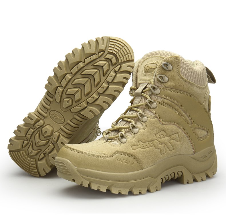 Mens Tactical Combat Boots Military Ankle Army Shoes Safety Big Size ...