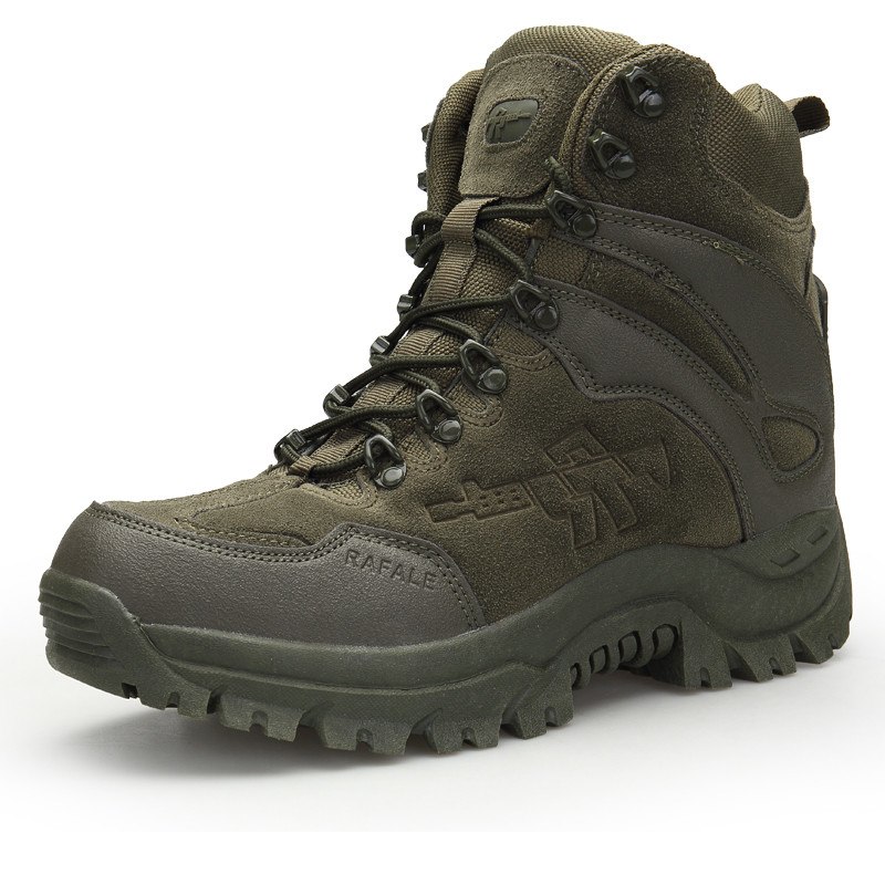 Mens Tactical Combat Boots Military Ankle Army Shoes Safety Big Size ...