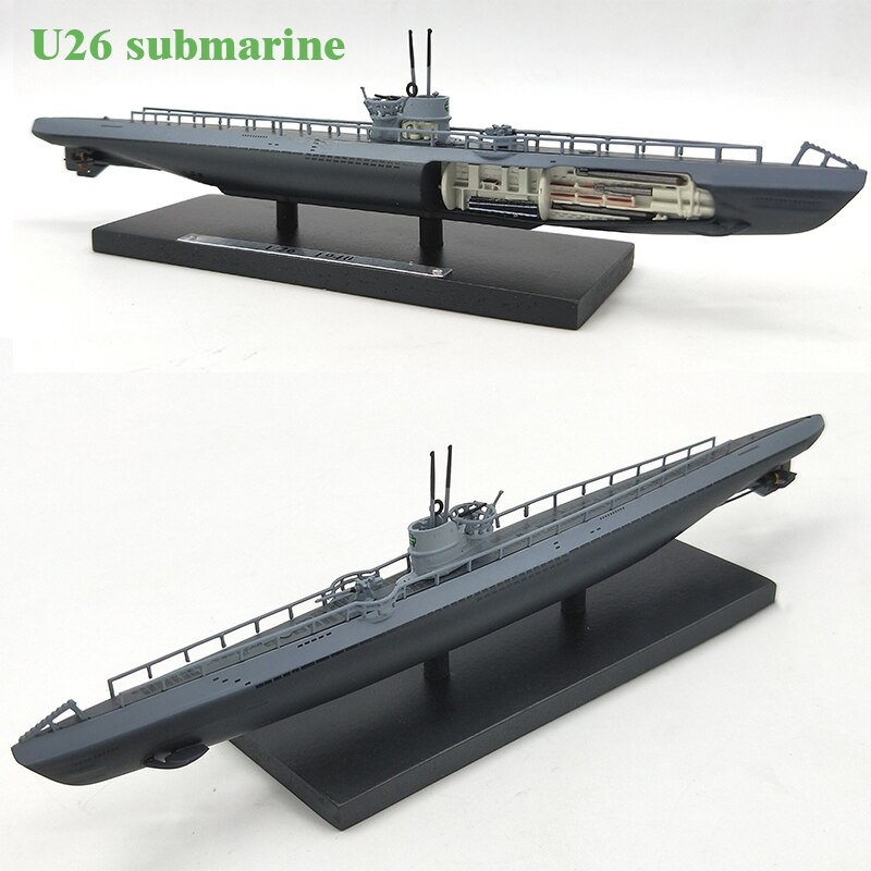 World War II Submarine Model Alloy 1:350 Atlantic U-Boats Warship ...
