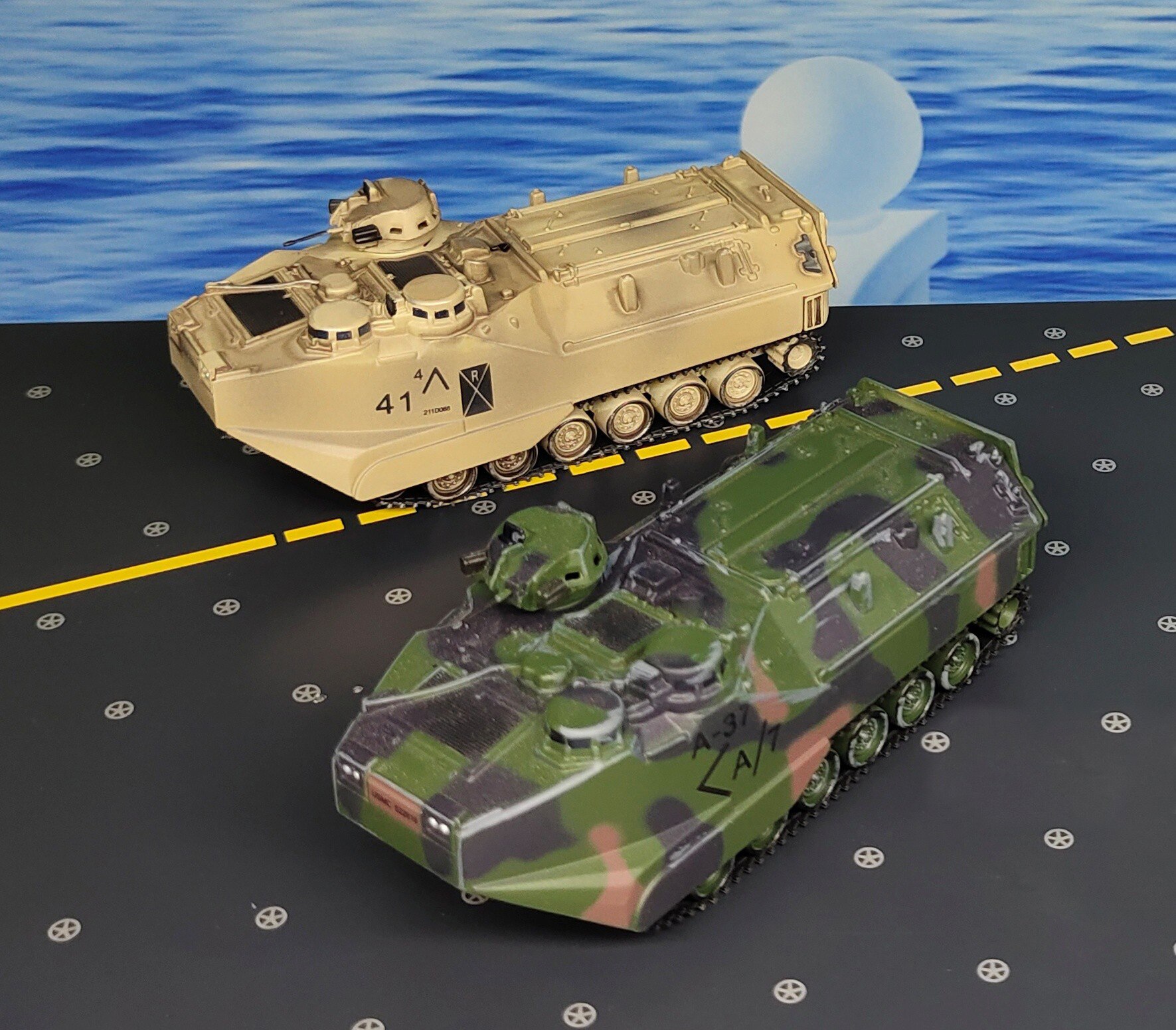 1:72 Aav-7a1 amphibious armored assault vehicle Static simulation model ...