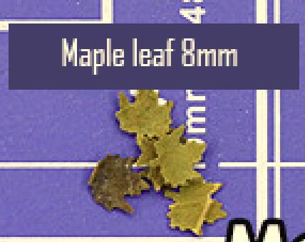 miniature Leaf Maker Real deciduous leaves Military Model Scenario ...