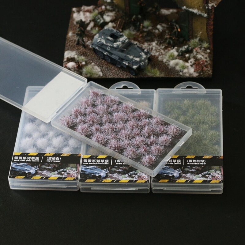 Snow Series Miniaturization Model Grass for Military Sand Table ...