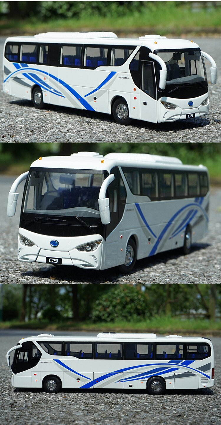 Diecast 1:36 Scale BYD C9 Electric Bus Model Metal Vehicle Adult ...