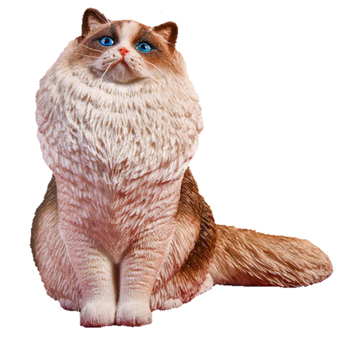Ragdoll Cat 1:6 Scale Resin Figure Animal Collector Toy Desktop ...