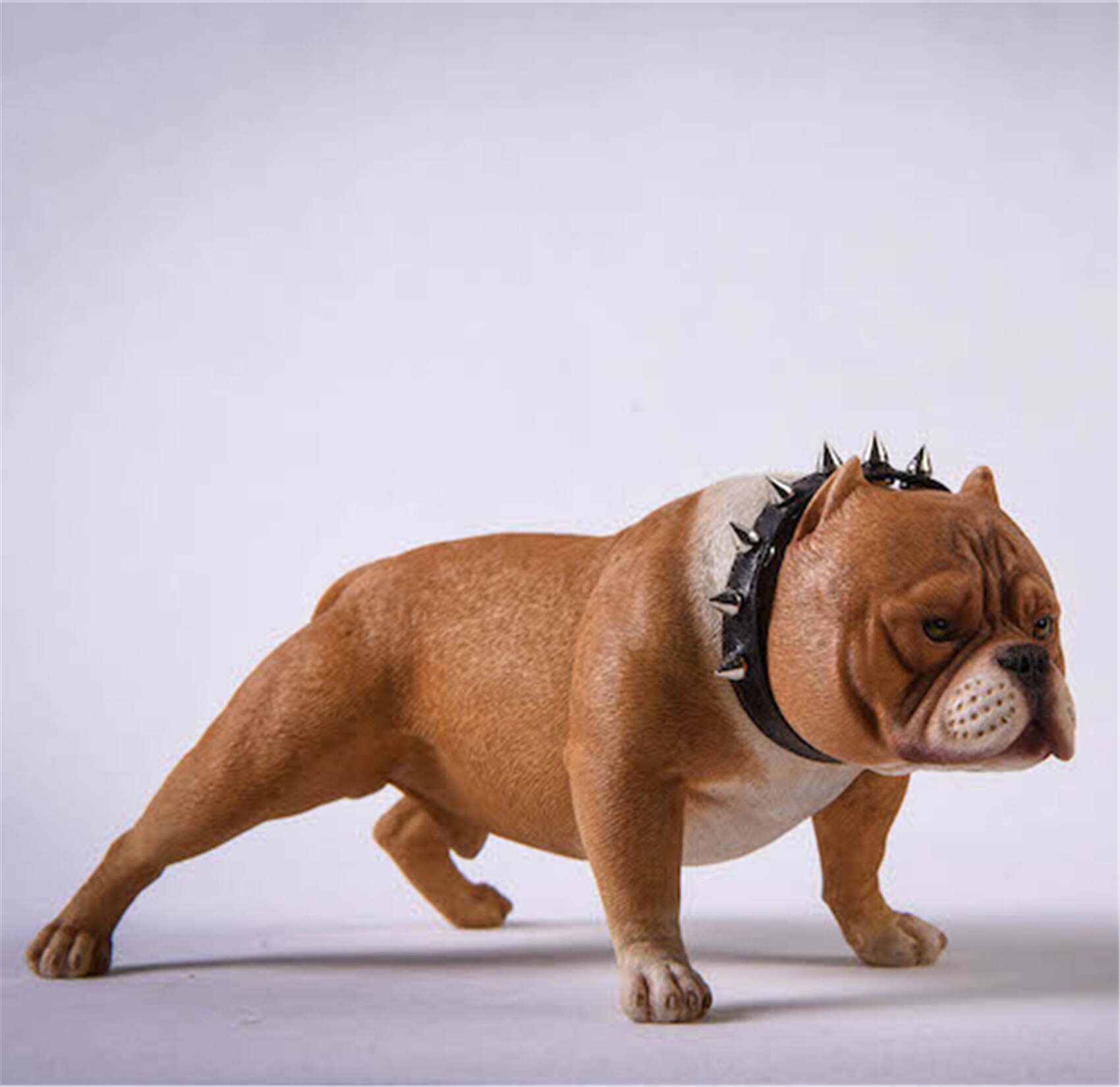 American Bully Pitbull Dog Figure 1:6 Scale Resin Animal Collector Toy ...
