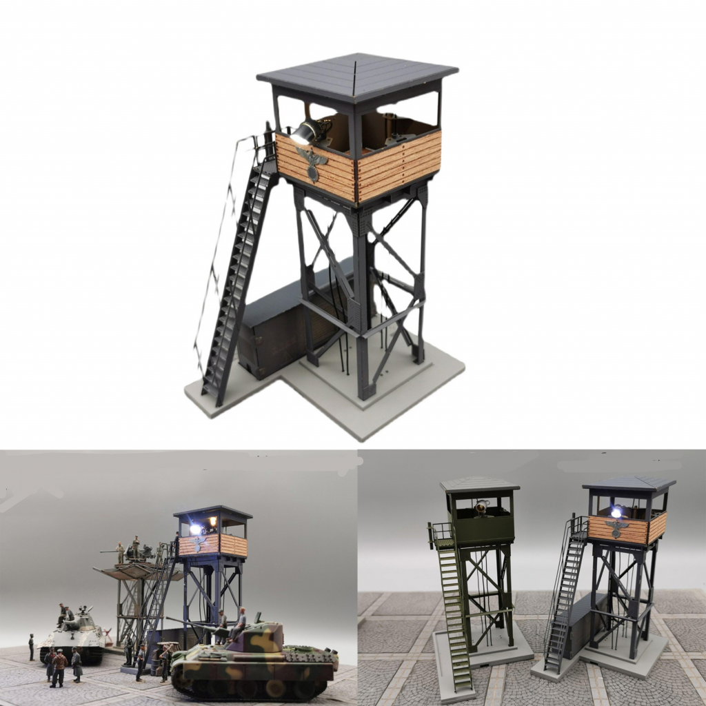 1:72 Scale Military Watchtower Model Light Alloy Military Scenario ...