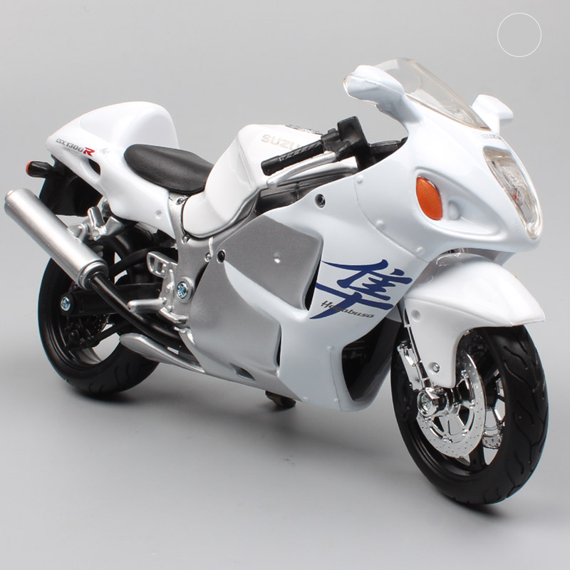 Maisto Suzuki GSX1300R Hayabusa 1:12 Scale Diecast Motorcycle Model Toy ...