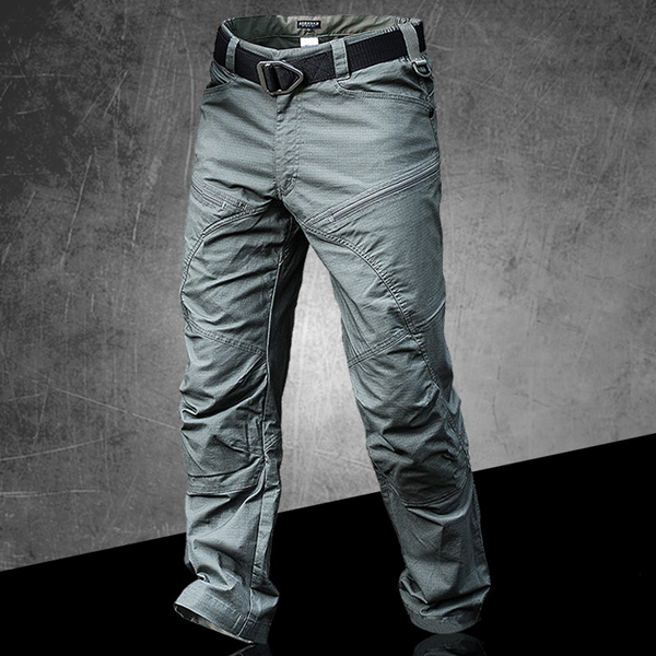 Men's Urban Tactical Military Army Pants Ripstop Fabric Multi Pocket ...