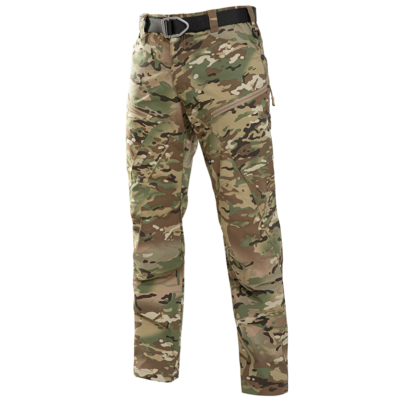 Men's Urban Tactical Military Army Pants Ripstop Fabric Multi Pocket ...