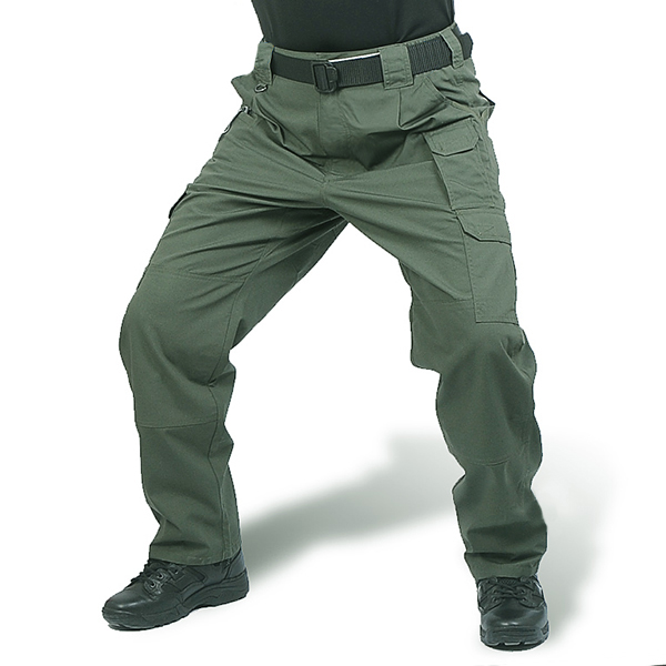 Men Tactical Pants Ripstop Multi Pocket Army Cargo Wear Resistant ...