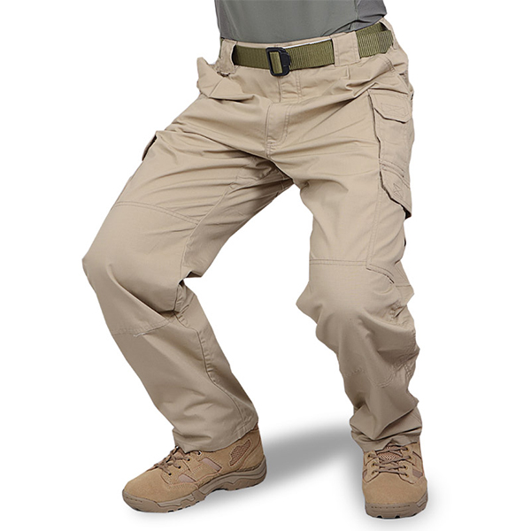 Men Tactical Pants Ripstop Multi Pocket Army Cargo Wear Resistant ...