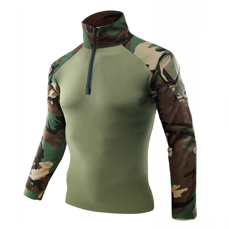 Camouflage Military Tactical Shirt Men Women Army Combat USMC Softair ...