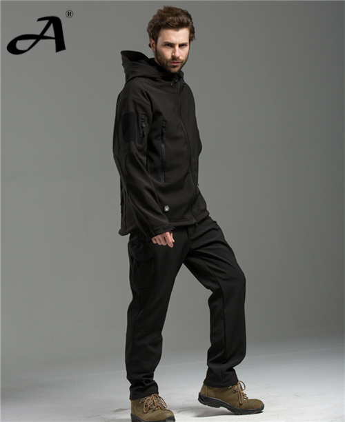Camouflage Winter Thermal Fleece Military Uniform Tactical Clothes US ...