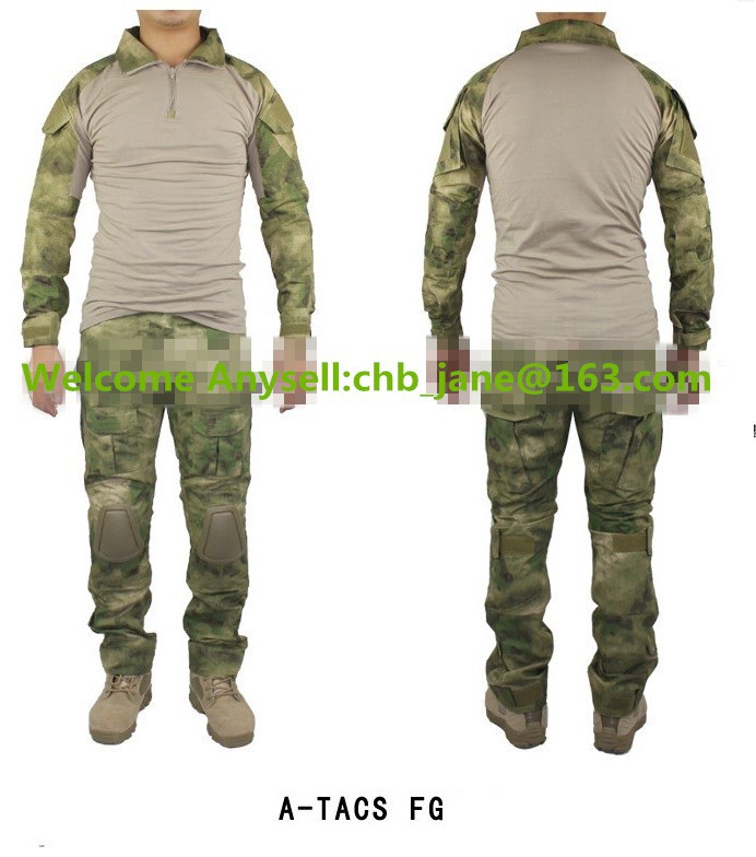 Camouflage tactical military clothing paintball army cargo pants combat ...