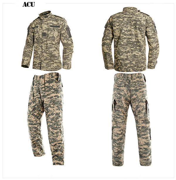 US ACU Army Combat Uniform Military Camouflage Multicam Suit Tactical ...