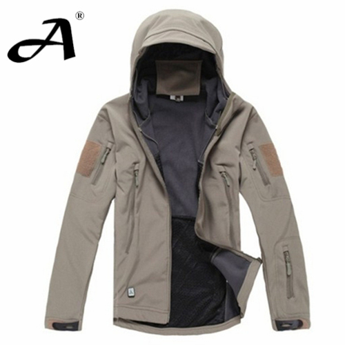 Army Camouflage Military Jacket Waterproof Windbreaker Raincoat for Men ...