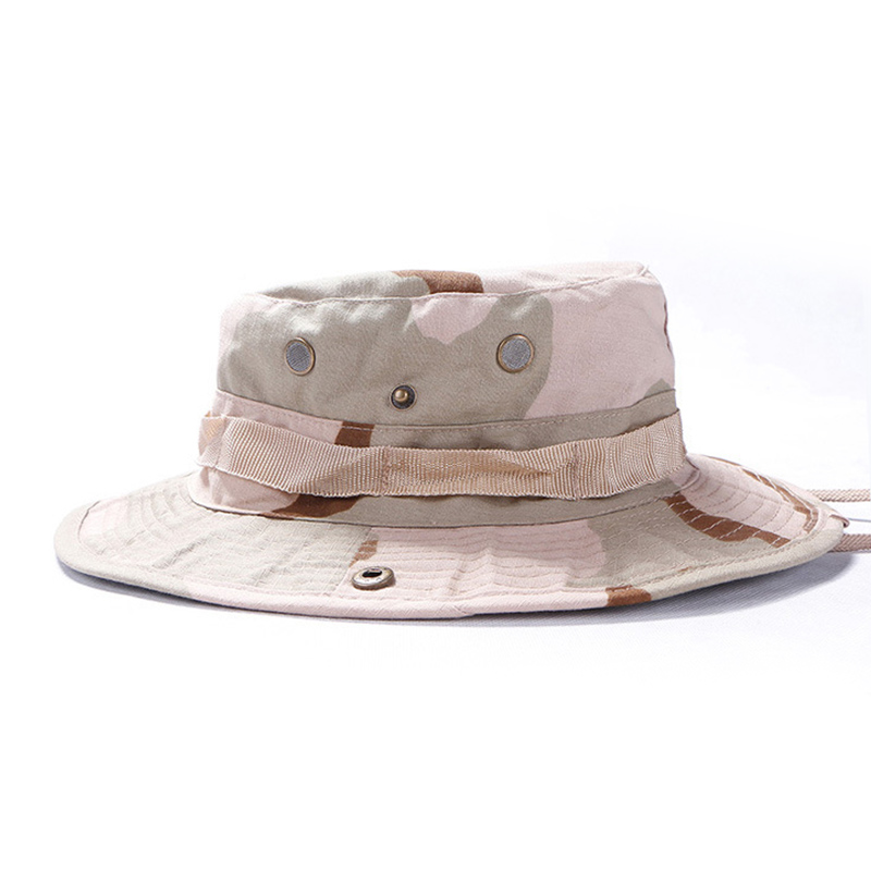 Camouflage Airsoft Sniper Boonie Hats Tactical Military Mens Summer Hat ...