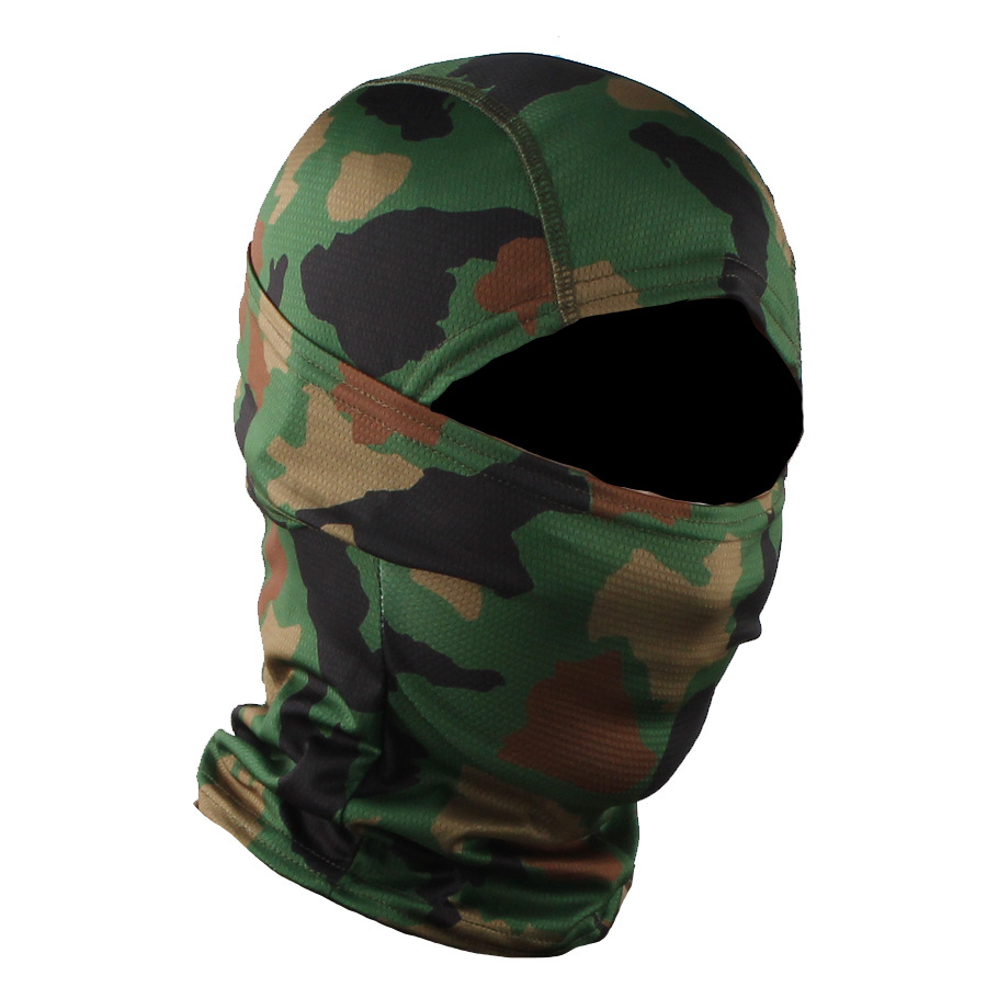 Camouflage Tactical Balaclava Face Mask Military Skull Mask for Cycling ...