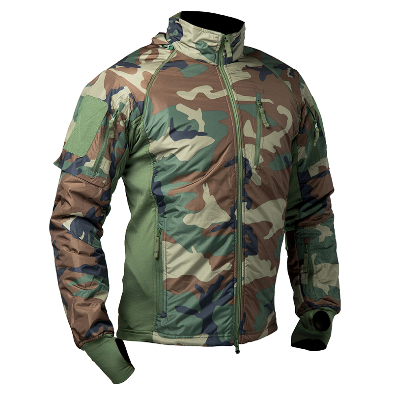 Men's Tactical Camouflage Fleece Jacket Lightweight Military Parka for ...