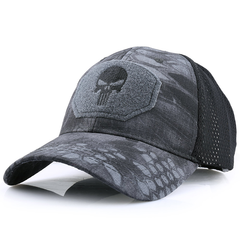 Camouflage Military Baseball Cap Adjustable Army Tactical Camo Snapback ...
