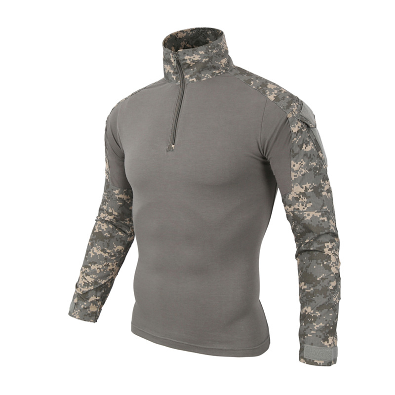 Camouflage Tactical Combat Shirt Military Airsoft Paintball Plus Size ...
