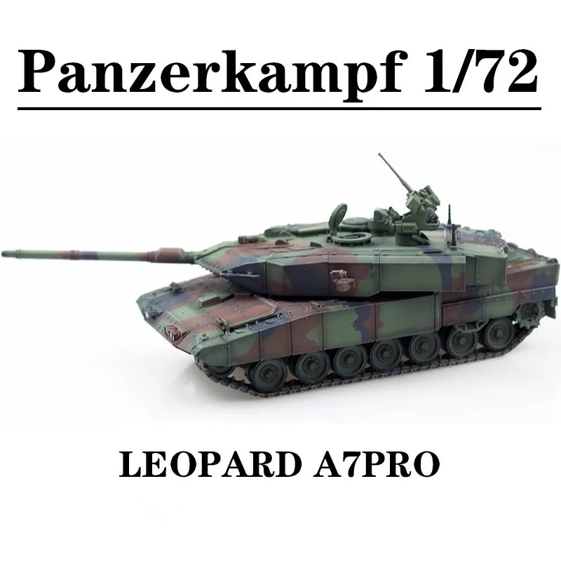 1:72 Scale Model Leopard 2A7PRO Tank Germany Tri Color Camouflage for ...